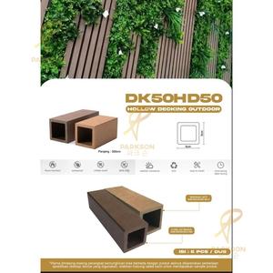 Jual WPC Hollo tube balok partisi outdoor / fasad outdoor 3m x 5cm x ...