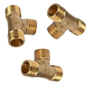 Jual T NEPEL TEE PIPA DRAT LUAR KUNINGAN BRASS UKURAN ( 1/8" , 1/4" , 3 ...