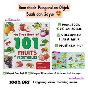 Jual BOARDBOOK Pengenalan Objek Buah dan Sayur My First Book of 101 ...