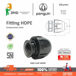 Jual Fitting HDPE End Cap / Dop HDPE 32mm ~ 1" - Kota Bekasi ...