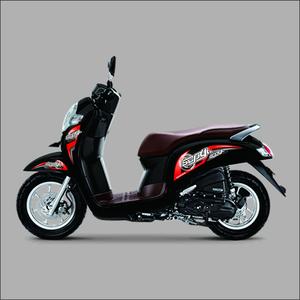 Jual STRIPING VARIASI MOTOR HONDA SCOOPY VARIASIS STICKER LIZ HD SCOOPY ...