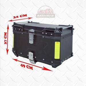 Jual Top box motor pannier alumunium impor 55 liter kunci model x ...