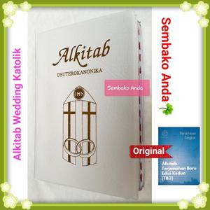 Jual ASLI ALKITAB WEDDING KATOLIK GOLD PUTIH SILVER. PERNIKAHAN - Alk ...