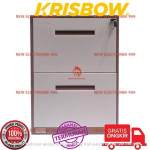 Jual KRISBOW FILE CABINET 2 DRAWER BROWN BEIGE 10342614 - Jakarta Barat ...