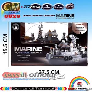 Jual Termurah GM RC Boat 0629 Kapal Remote Control Marine Patrol Boat ...