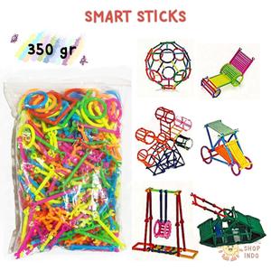 Jual TAIYO Mainan Anak DIY Smart Sticks 350 Gram Edukasi Stik Puzzle ...