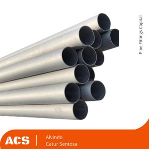 Promo PIPA/PIPE SEAMLESS Stainless SS 304-304L 2" Inch SCH 10/10S PE ...