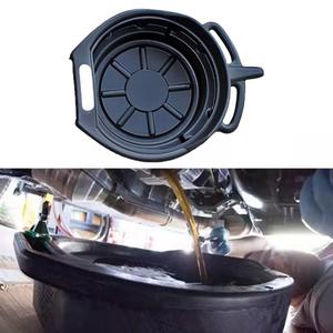 Jual 15L Oil Drain Pan Waste Engine Oil Collector Tank with Handle ...