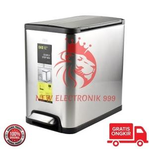 Jual Eko 12 Ltr Tempat Sampah Stainless PEDAL BIN ECOFLY 12L MATT STEEL - Jakarta Barat - Dunia ...