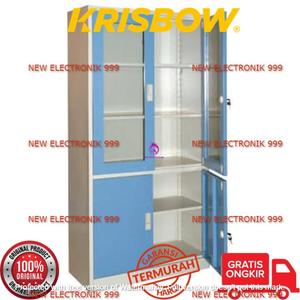 Jual Krisbow Lemari Kantor 4 Pintu Biru KW1700196 - Jakarta Barat ...