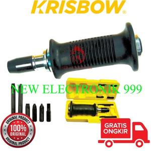 Jual KRISBOW IMPACT SCREWDRIVER SET RUBBER HDL LRIS2 KW0102001 ...