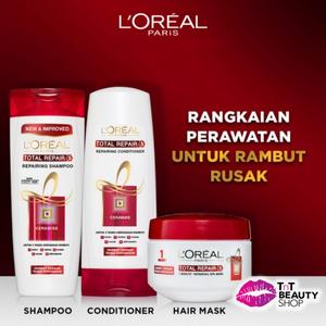Jual L'Oreal Paris Elseve Total Repair 5 Repairing Shampoo - Hair Mask ...
