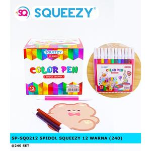 Jual Spidol Warna 1 Set Squeezy | Coloring Marker Pen Squeezy - Jakarta ...