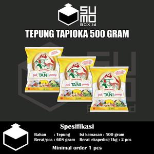 Jual Tepung Tapioka Cap Pak Tani Gunung 500gram - Kab. Bandung ...