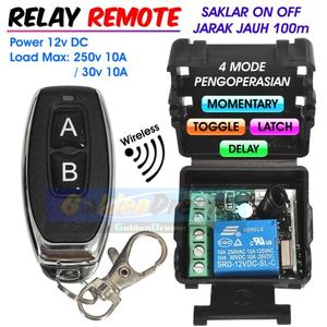 Jual Relay Remote Wireless Jarak Jauh Saklar On Off Switch Delay 315 ...