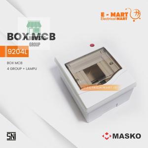 Jual MASKO Box MCB 2-4 Grup 9204L / MCB BOX IB OB Body Lebar PLUS Lampu ...