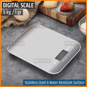 Jual Digital Kitchen Scale 5 Kg / 1 Gr, Stainless, Timbangan Dapur ...