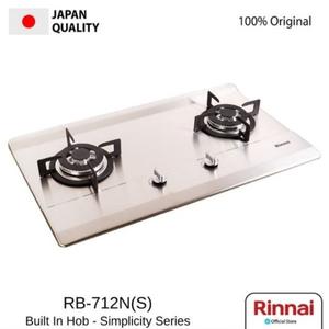 Jual RINNAI KOMPOR TANAM 2 TUNGKU RB 712 NS STAINLESS RB712NS - Kota ...