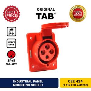 Jual Industrial Panel Mounting Socket TAB CEE 424 untuk Genset - Kab ...