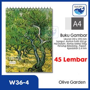 Jual Sketch Book A4 Polos Drawing Book Buku Gambar Seni Sketsa Painting ...