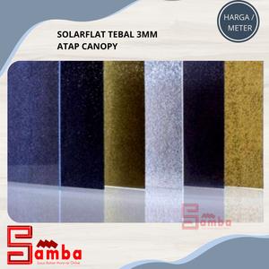 Jual SOLARFLAT TEBAL 3 MM | ATAP CANOPY SOLARTUFF SOLID | HARGA / METE ...