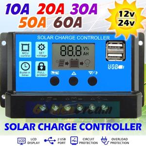 Jual SCC Solar Charge Controller 10A 20A 30A 50A Cell Tenaga Surya 12v 24v - 60A - Jakarta Pusat ...