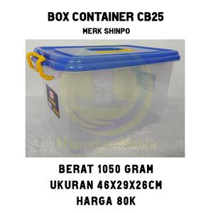 Jual Box Container CB 25 kandang hamster kandang landak kandang reptil ...