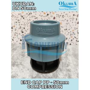 Jual END CAP PP 50 MM OKUMA PN 16 HDPE COMPRESSION DOP TUTUP BLIND 1 1/ ...
