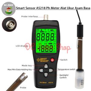 Jual alt ukur PH Meter Smart Sensor AS218 Calibration Alat Ukur Asam ...