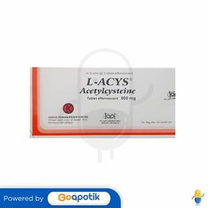 Jual L-ACYS 600 MG BOX 10 TABLET EFFEVESCENT - Kota Palembang - Apotek ...