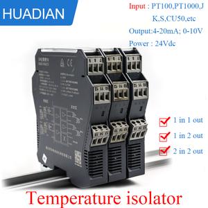 Jual Thermal Resistance Temperature Signal Isolator 24vdc Din Rail ...