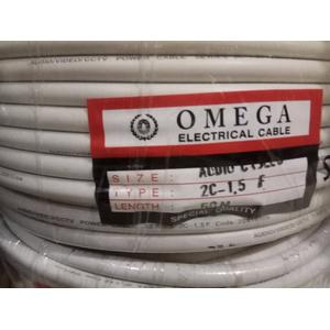 Jual Kabel Cable Listrik Kawat Omega 2 x 1.5 Harga Rol Mirip Eterna ...