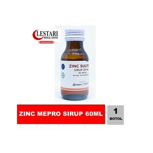Jual ZINC SULFATE SYRUP ANAK SIRUP 60ML / 1 BOTOL [PROMO] BARANG - Kota ...