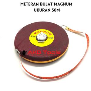 Jual alt ukur Meteran Bulat Kulit 30 50 100 Meter MAGNUM | Meteran Roll ...