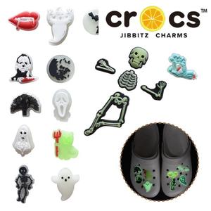 Jual 336 Pin Sandal Crocs Jibbitz Skeleton Tengkorak Glow Hiasan Sendal ...