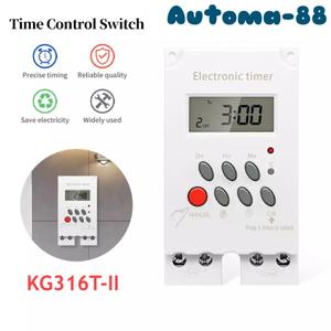Jual Programable Digital Timer Din Rail AC 220V 25A KG316T-II Model MC ...