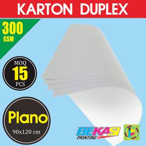 Jual Kertas Karton Duplex / Dupleks Size Plano 90x120 cm 300 GSM - Kota ...