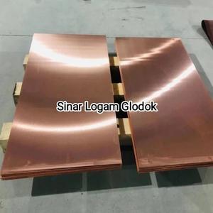 Jual plat tembaga tebal 0.1mm x 360mm x 100mm asli tembaga - Jakarta ...