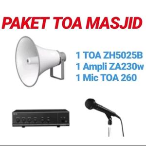 Jual PAKET TOA MASJID MUSHOLLA TOA CORONG AMPLIFIER MICROPHONE TOA Best ...