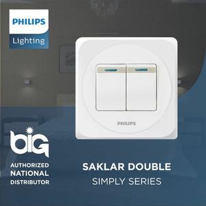 Jual Saklar Double Philips Simply Original Produk / Saklar Seri Ib ...