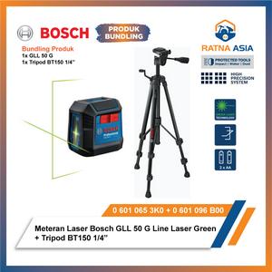 Jual Bosch Laser Garis Hijau GLL 50 G Green Line Laser + BT150 Tripod 1 ...