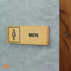 Jual Men Toilet Signage - Wall Sign - Papan Tanda Toilet Pria - Door ...