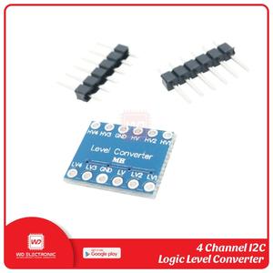 Jual 4 Channel Logic Level Converter I2C Bi-Directional Module ...