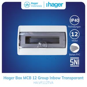Promo Hager Box MCB 12 Group Inbow Transparant VF112TVA 12 Modul ...