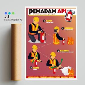 Jual POSTER SAFETY K3 CARA PENGGUNAAN APAR - Jakarta Barat - Nalxyy0627 ...
