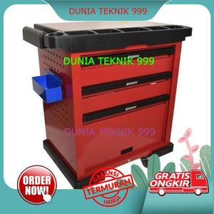 Jual Krisbow Tool Drawer Troli Perkakas W/ 3 Laci Lrtdr3 - Merah ...