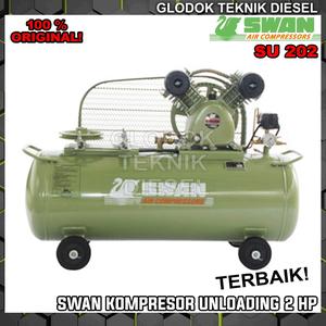 Jual SWAN Air Compressor 2 HP Kompresor Angin Unloading 2 HP PK SVU 202 ...
