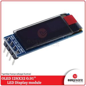 Jual Oled 128X32 0.91 Inch I2C Lcd Display Module - Jakarta Barat ...