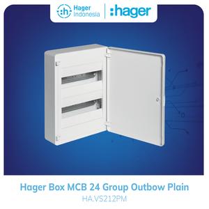 Promo Hager Box MCB 24 Group Outbow Plain - VS212PM Cicil 0% 3x ...
