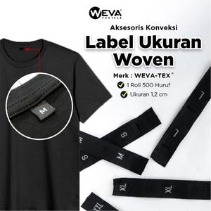Jual LABEL UKURAN/ LABEL BAJU/ LABEL SIZE/ LABEL WOVEN S M L XL XXL - M ...